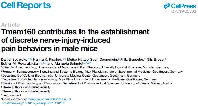 Cell子刊：神经病理性疼痛研究 新进展|基因_新浪新闻
