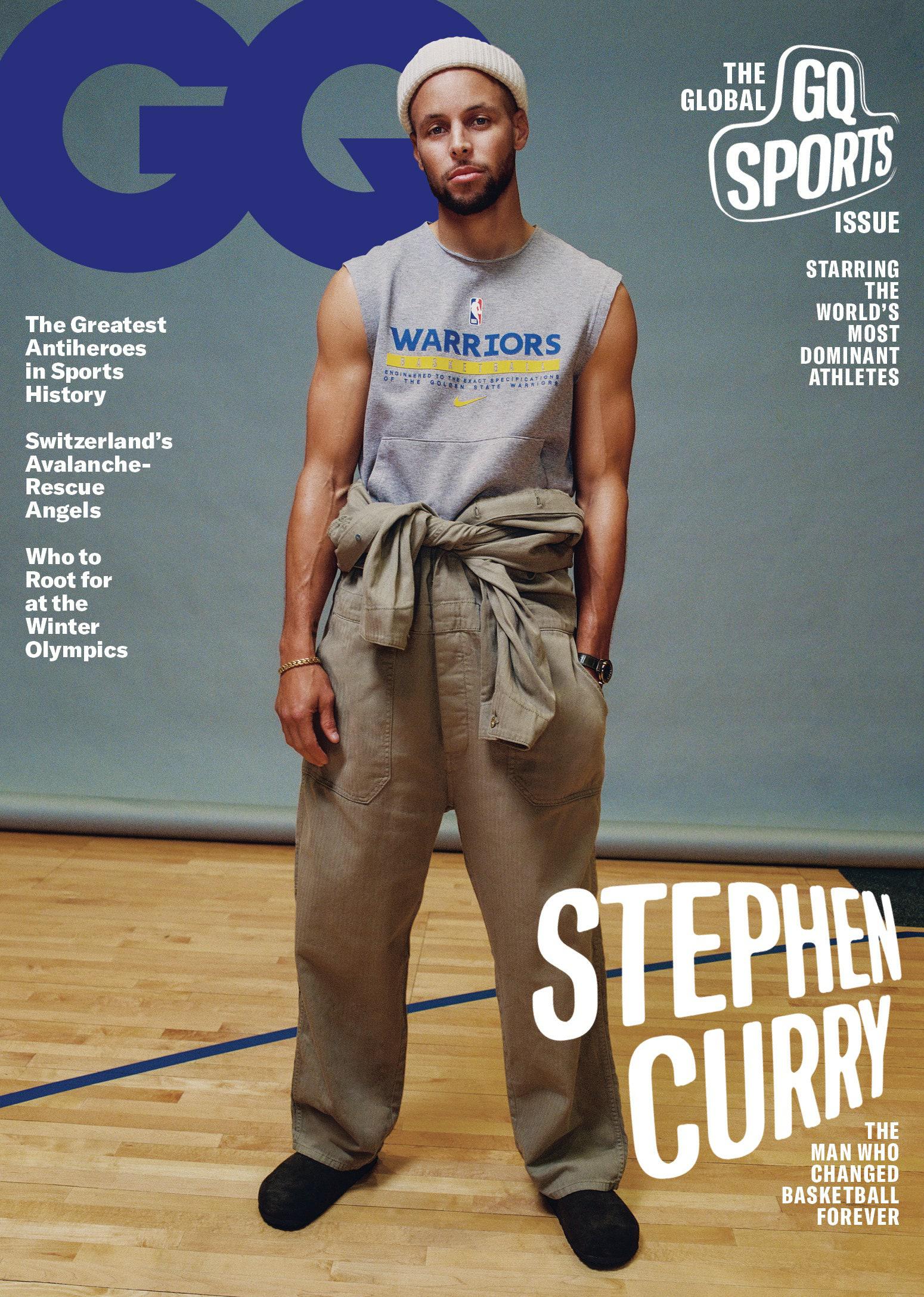 好帅！登上《GQ》全新体育刊《GQ Sports》|GQ|GQ Sports|库里_新浪新闻