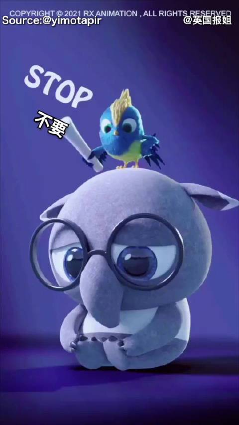 这是一只叫YIMO的貘和一只小鸟的动画短片……|抱一抱|治愈|沙雕|可爱_新浪新闻