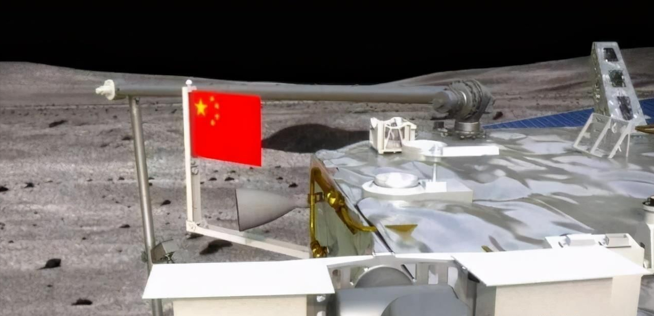 嫦娥五号立功：在月球上升起五星红旗，比美国国旗更结实|阿姆斯特朗|月球|美国国旗_新浪新闻