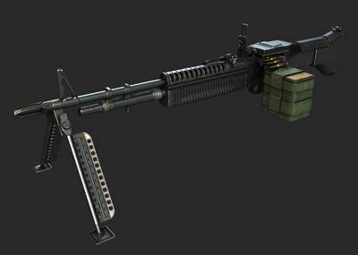 单兵利刃，M60机枪号称：兰博之枪，它每分钟只能达到550发！