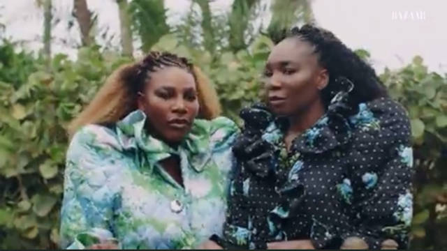 威廉姆斯姐妹时尚大片视频来袭，在一片郁郁葱葱之中……|威廉姆斯|维纳斯·威廉姆斯_新浪新闻