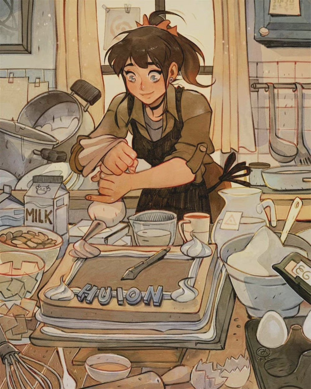 张力十足且细节满满的插画作品 插画师simz.art|插画师|插画|细节_新浪新闻