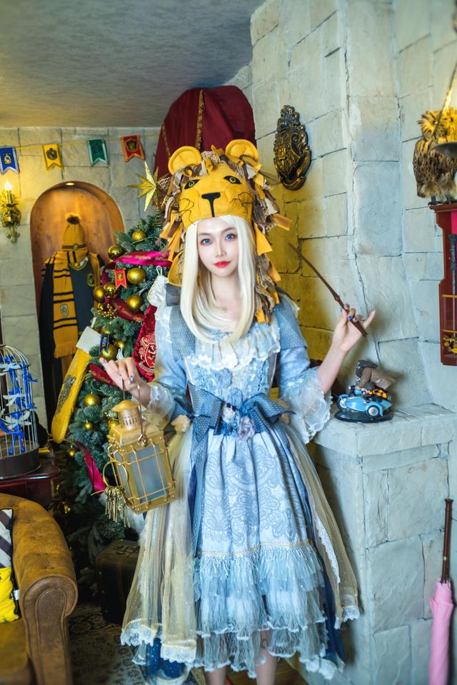 哈利波特鹰院拉文克劳luna cos|哈利波特|卢娜_新浪新闻