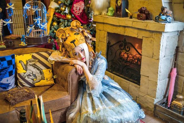 哈利波特鹰院拉文克劳luna cos|哈利波特|卢娜_新浪新闻