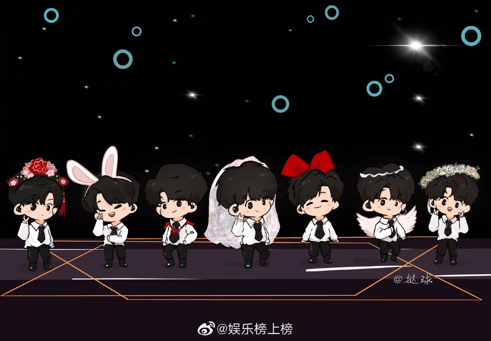 Q版时代少年团和时代少年团🈶️好可爱！|少年团|Q版|时代_新浪新闻