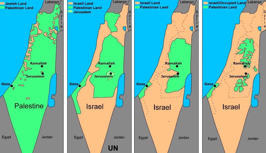 巴勒斯坦领土急剧萎缩，快被以色列灭国了，联合国到底管不管？__财经头条
