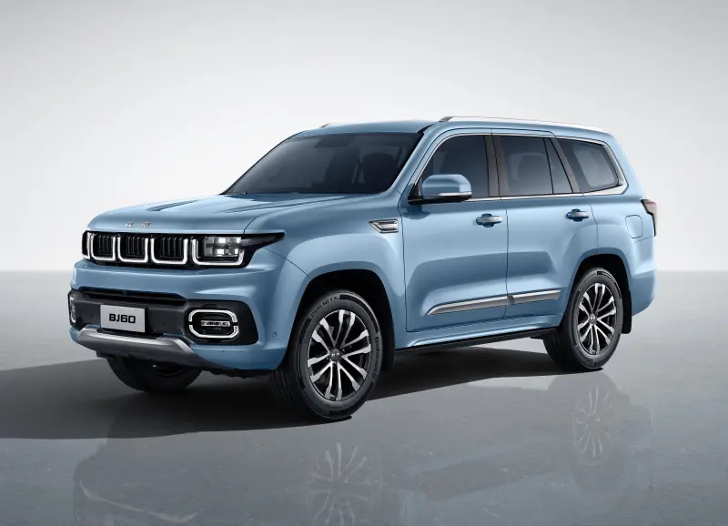 北京BJ60官图发布，这款车长超5米的硬派SUV终于见到真面目了