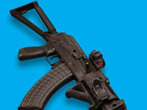 枪械图鉴AKS-74U突击步枪|AK74|射程|子弹|苏联|冲锋枪_新浪新闻