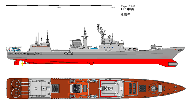 架空：一舰两型加强反潜，火力密度空前104垂发，21956型现代III