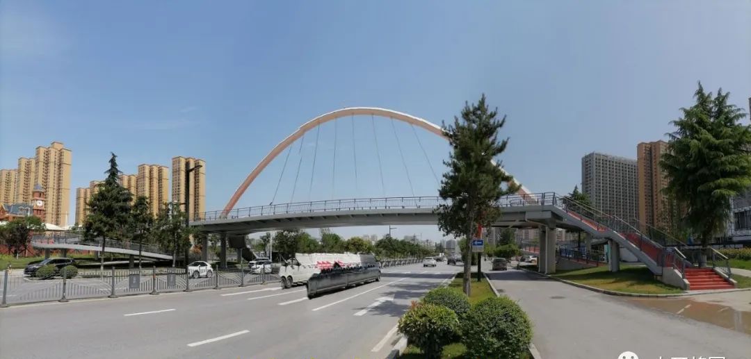 长安大学城的天桥|天桥|大学城|长安_新浪新闻