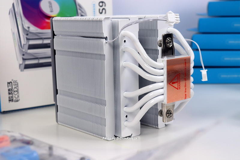 双塔双扇，强劲又养眼：超频三东海双子星S9 EX ARGB风冷散热器__财经头条