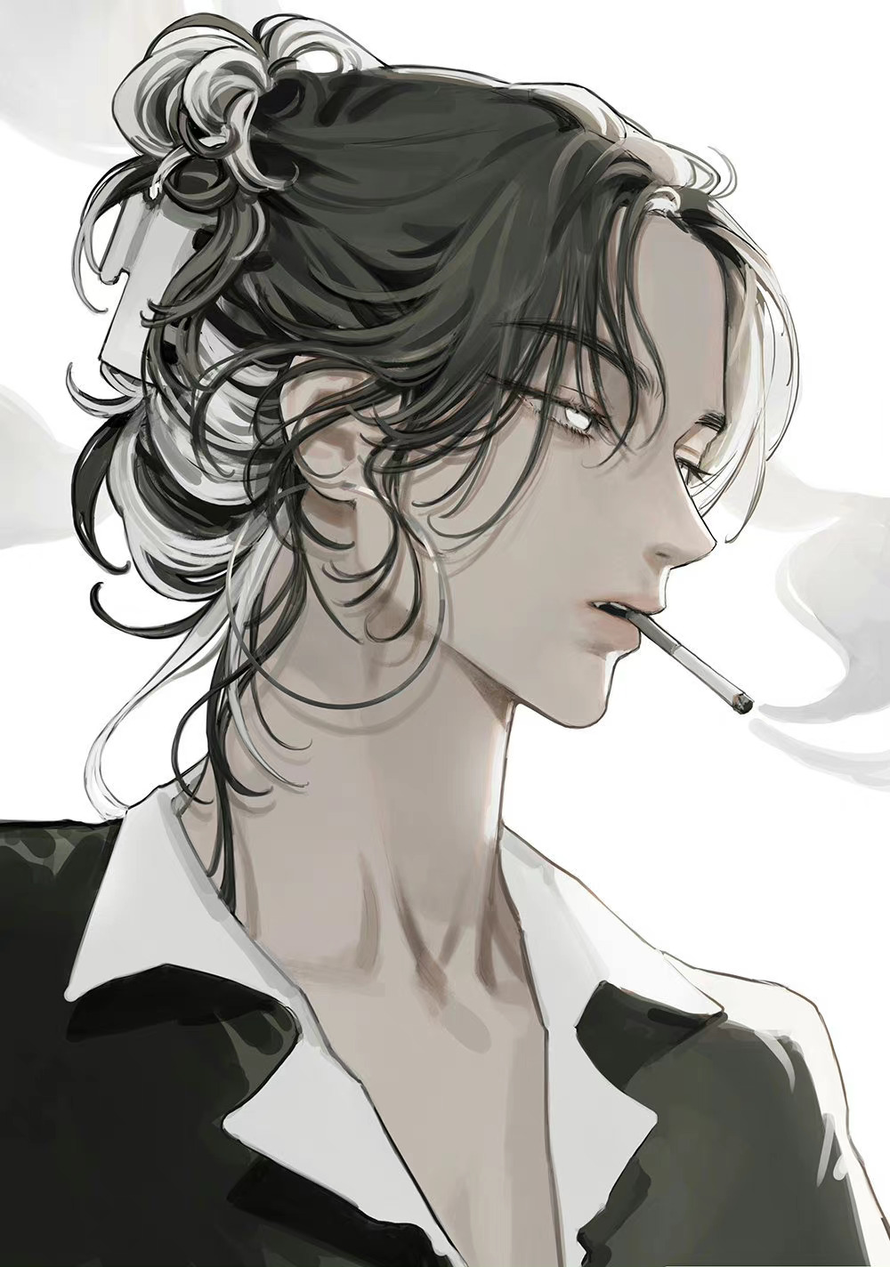 插画师Dkfhd 笔下酷酷的小姐姐 twi：eriol_S2|小姐姐|插画师|笔下_新浪新闻