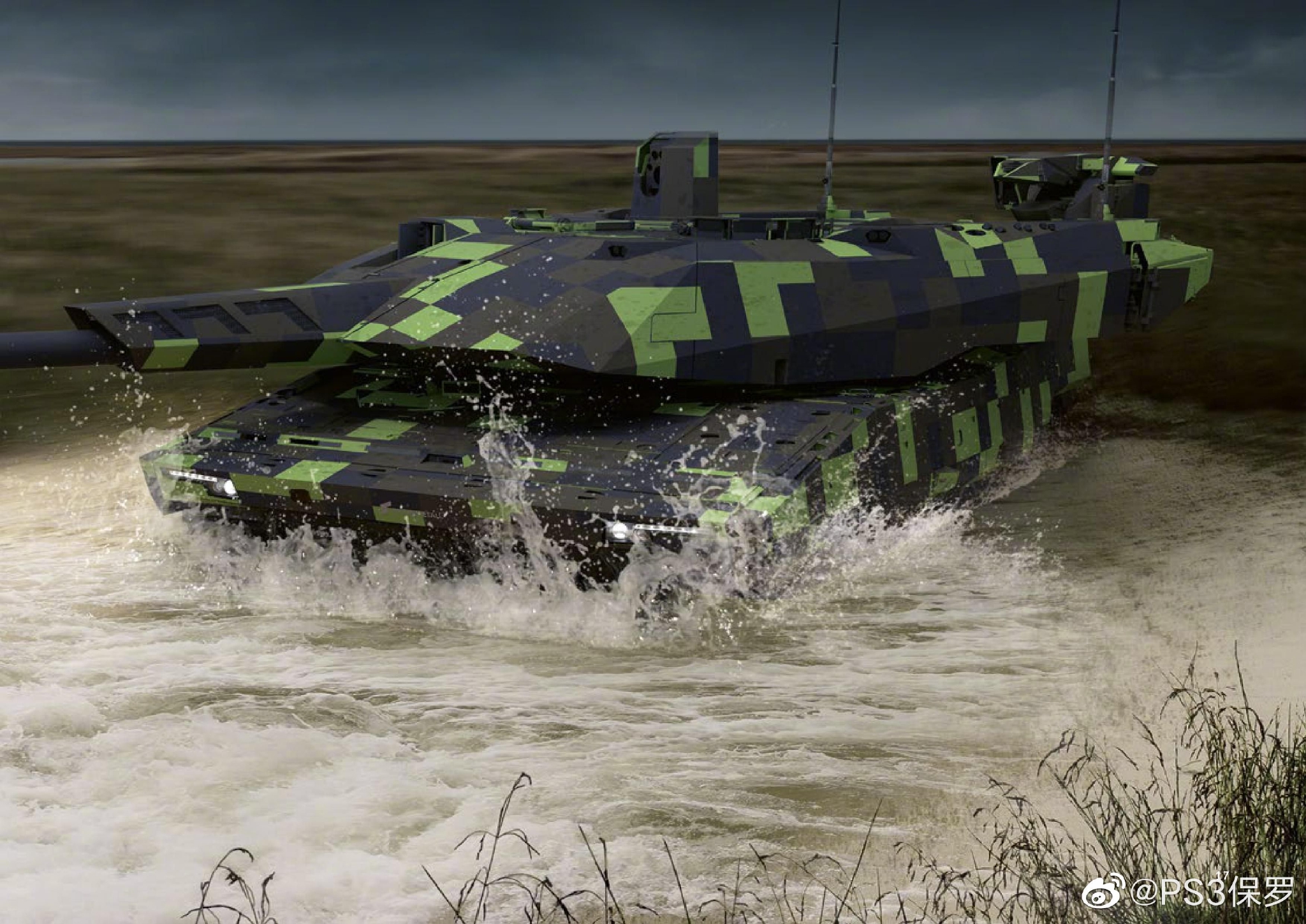 KF51内部各种大屏，还可以发射侦查无人机和自杀式无人机