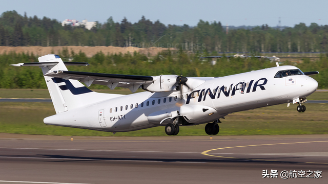 最受欢迎的涡桨支线客机ATR 72，能座70多人，产量超1000架__财经头条
