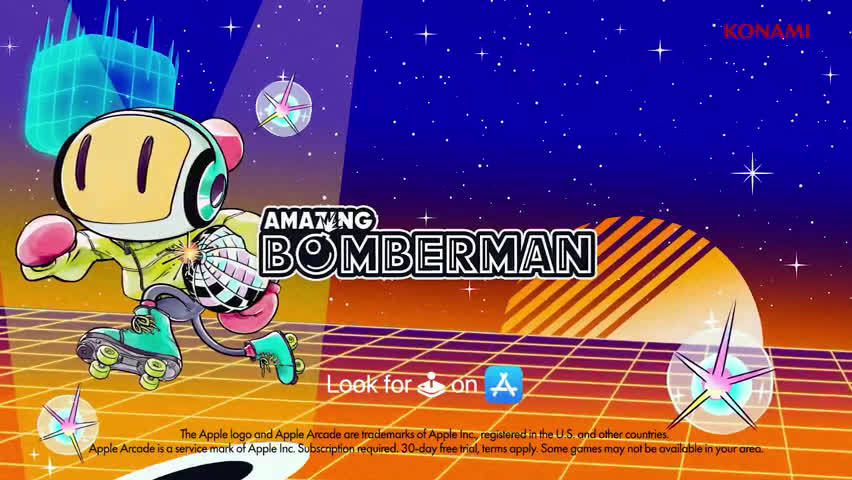 KONAMI《炸弹人》系列新作《Amazing Bomberman》公开宣传片……|Amazing Bomberman|炸弹人|APPLE_新浪新闻