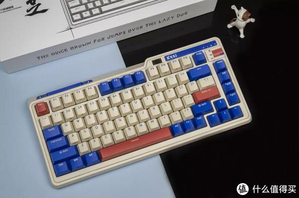 Kzzi珂芝K75金粉V2三模机械键盘开箱__财经头条