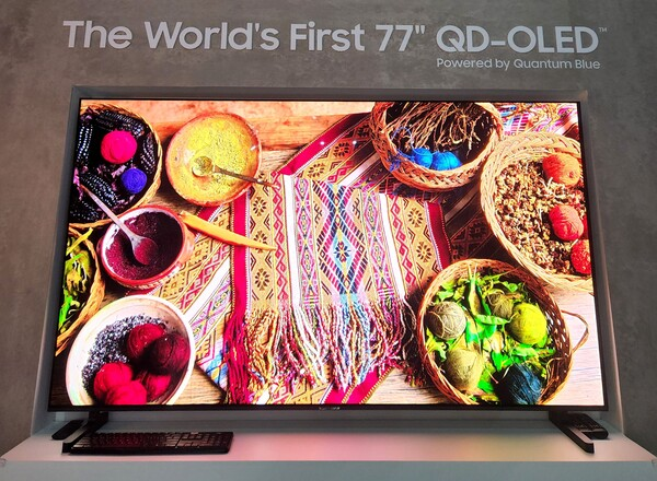三星显示将推出全球第一台77 英寸 QD-OLED产品__财经头条