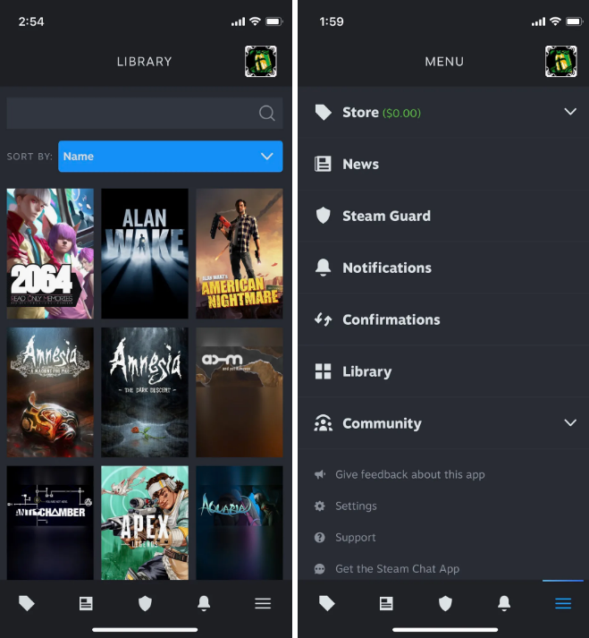 全新 Steam 手机 App 正在测试：设计更现代，支持扫码登录__财经头条