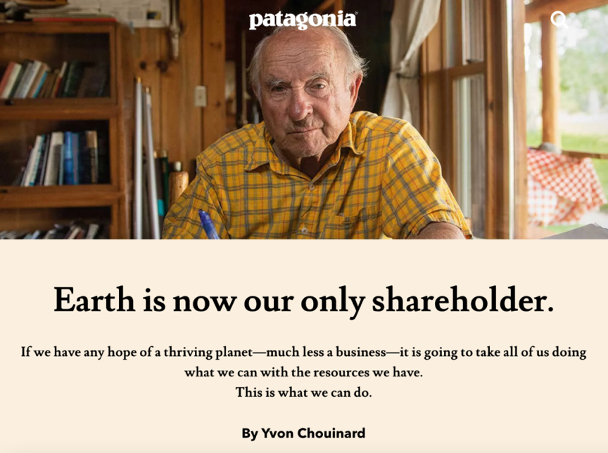 世界上最酷的Patagonia，把自己捐给了地球|马甲_新浪新闻