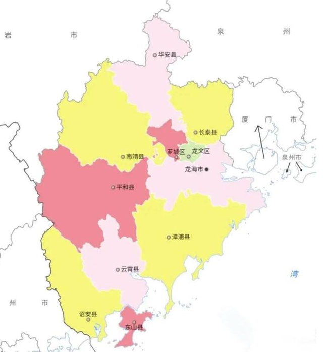 漳州市的区划调整，福建省的第4大城市，为何有11个区县？福建省漳州市新浪新闻