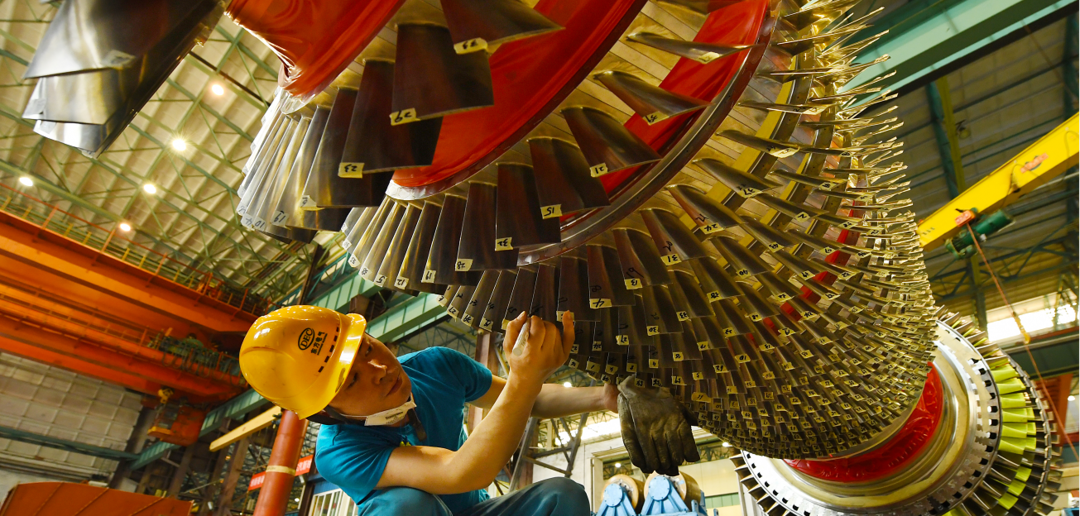 东方电气研制我国首台F级50兆瓦重型燃机 推动自主燃机产业实现跨越发展丨“奋进新时代”主题成就展|东方电气|燃机|首台_新浪新闻