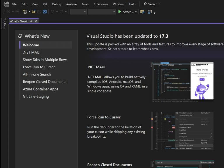 微软Visual Studio 2022全面发布__财经头条