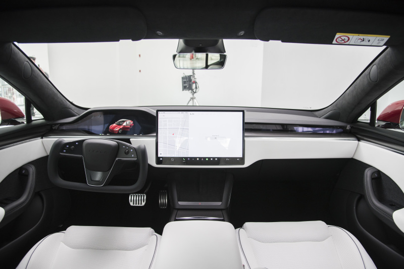 2022进博会：特斯拉Model S/X Plaid齐亮相-新浪汽车