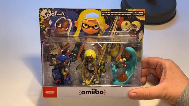 amiibo set开箱视频，现已上市。 YouTube：GameXplain|NS|斯普拉遁3|斯普拉_新浪新闻