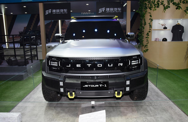 奇瑞捷途T-1实车图曝光 2.0T+8AT 硬派设计竞争坦克300-新浪汽车