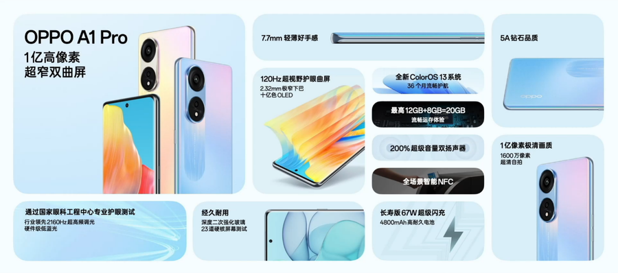 OPPO A1 Pro正式发布，售价1799元起|OPPO_新浪新闻