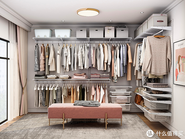 金属衣帽间代替衣橱，还是年轻人会装修！|衣帽间|收纳|装修_新浪新闻
