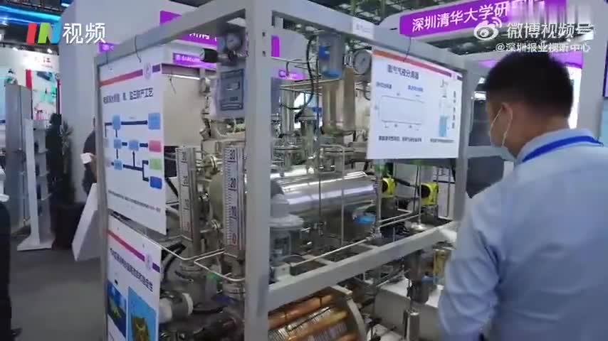 海水电解制氢设备亮相高交会|高交会|深圳市|清华大学_新浪新闻
