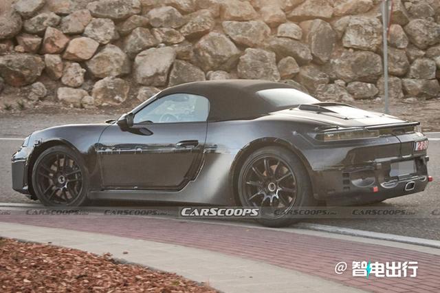 保时捷718纯电版曝光！比兰博基尼“大牛”快，外观更惊艳