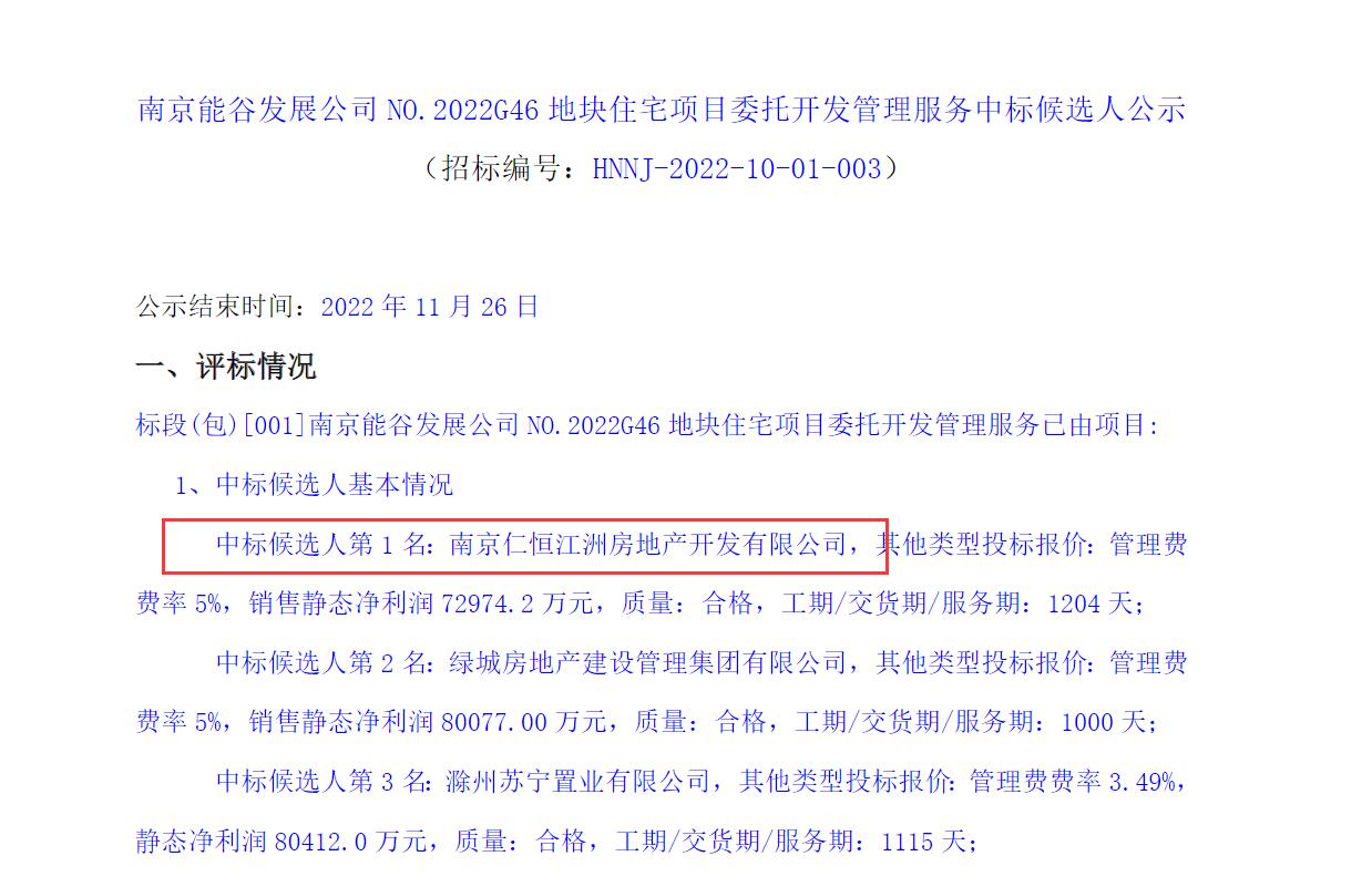 仁恒或再进麒麟！操盘华能G46地块|地块|南京市|住宅_新浪新闻