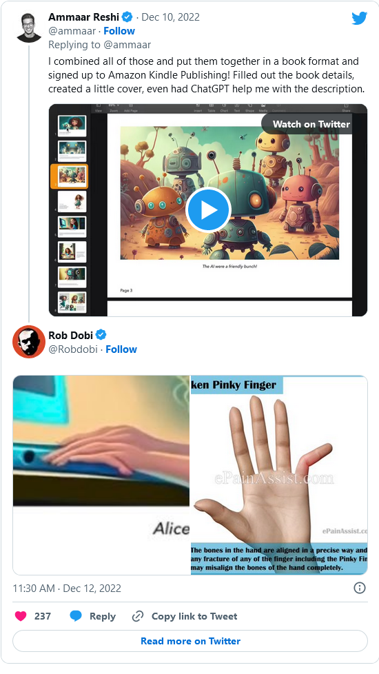 ChatGPT创建的儿童读物《Alice and Sparkle》上架亚马逊__财经头条