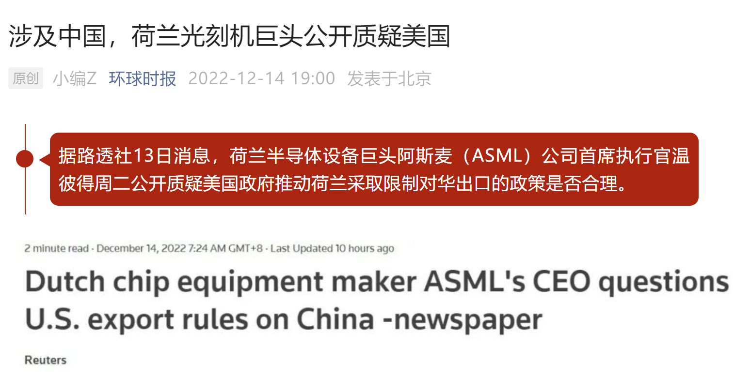 ASML认清“现实”，不愿再顺从了！__财经头条