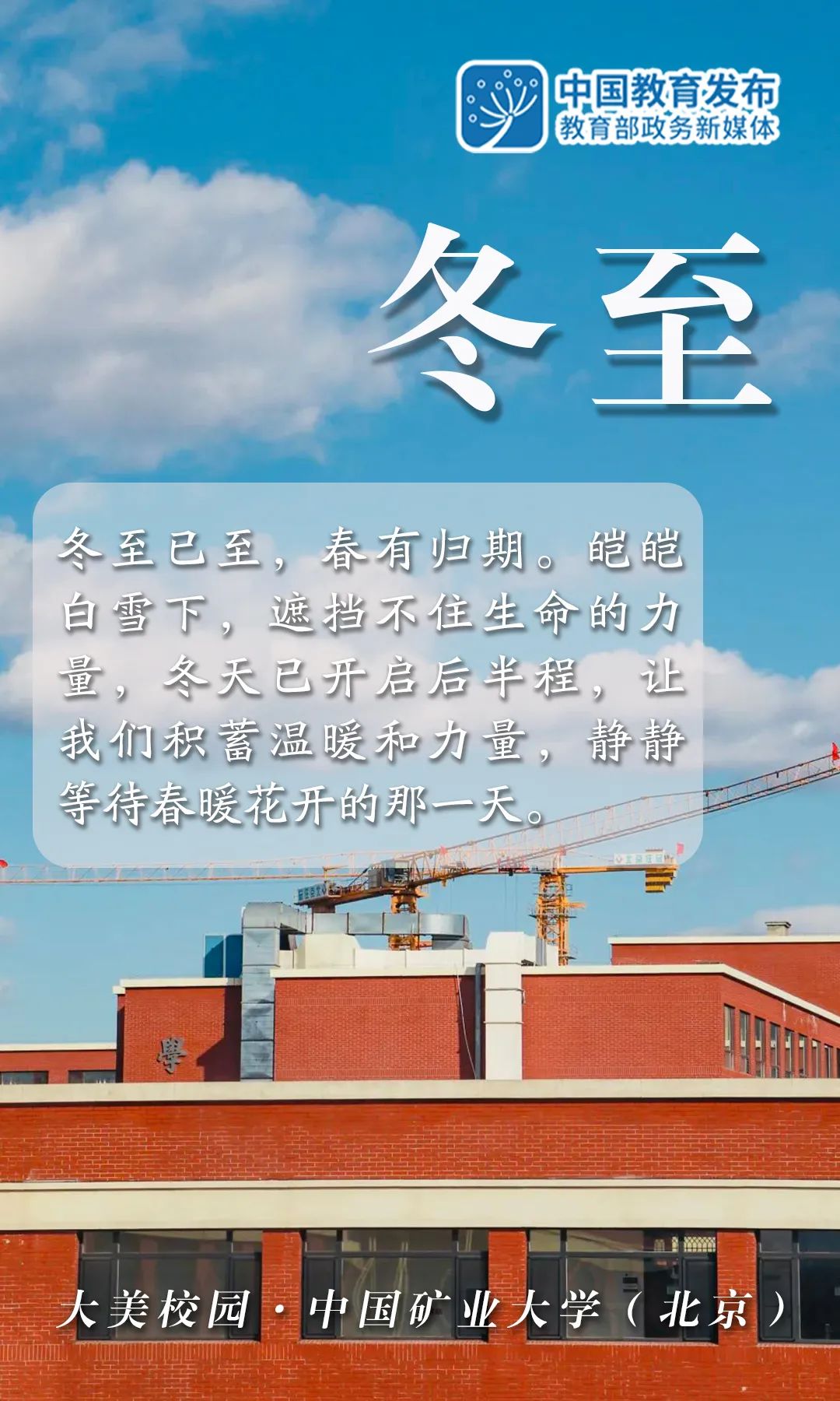 冬至已至 春归有期