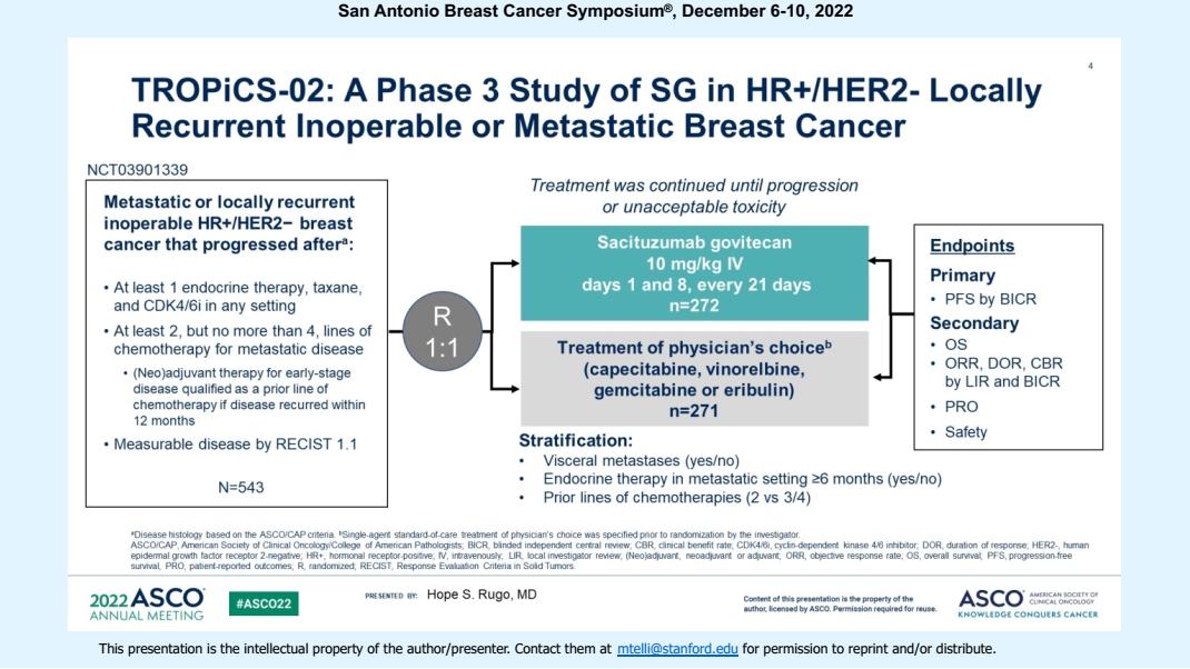 2022 SABCS—王中华教授：ADC药物的年度关键研究进展盘点|肿瘤_新浪财经_新浪网