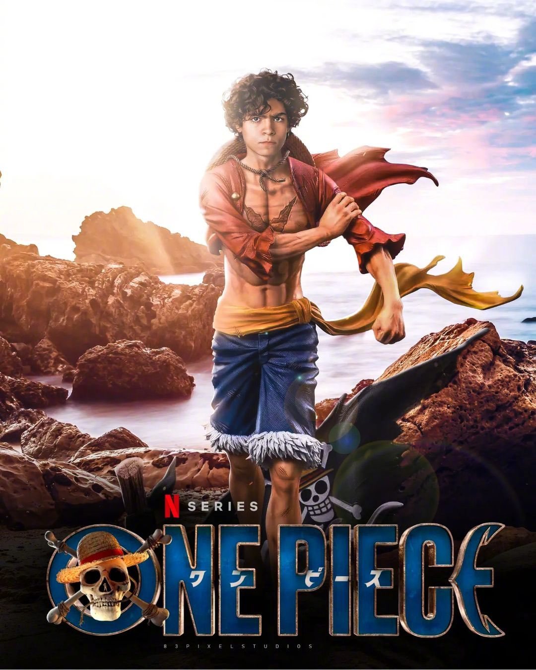 Netflix真人版《海贼王》剧集饭制海报……|Netflix|海贼王_新浪新闻