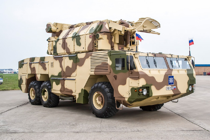 俄鳖轮式道尔M2E近程野战防空系统|道尔|防空系统_新浪新闻