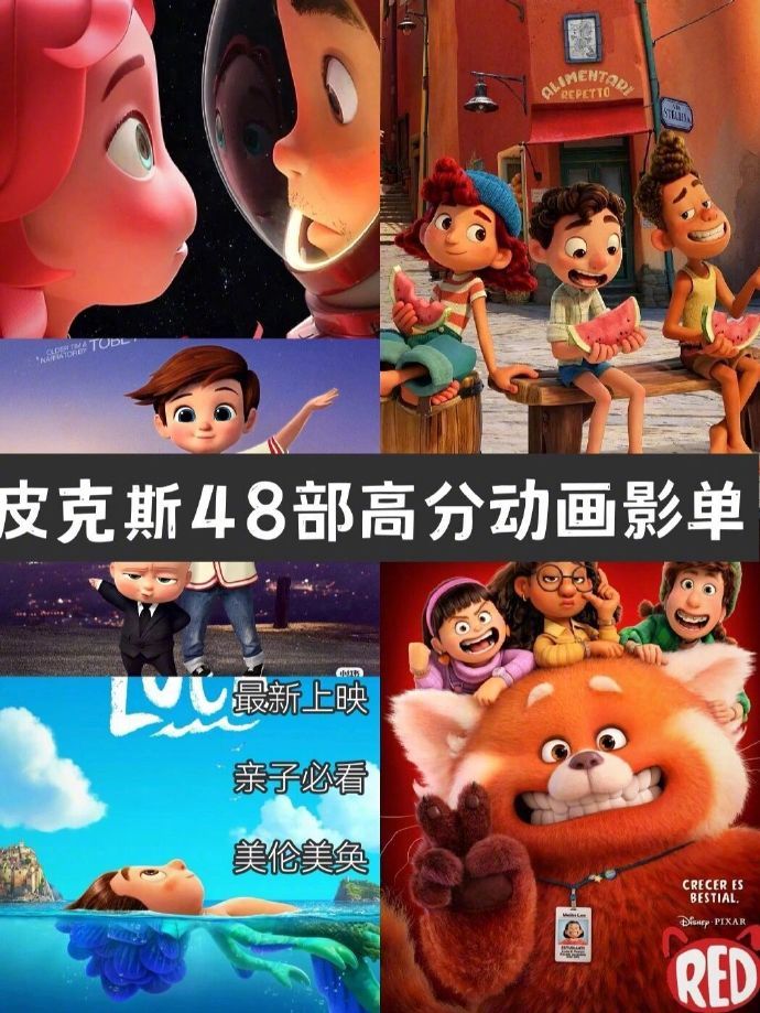 48部高分皮克斯动画片！|动画片|皮克斯_新浪新闻