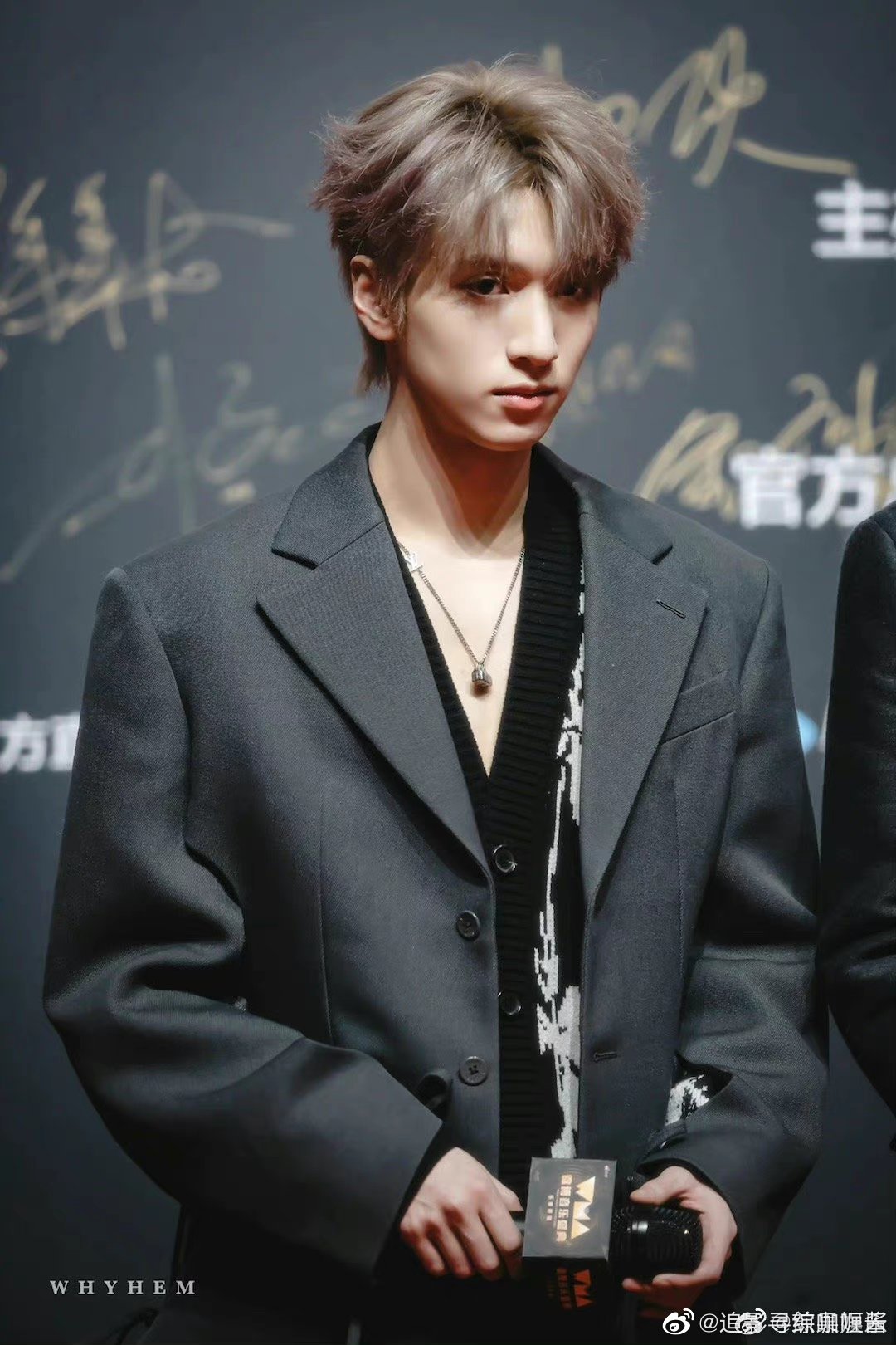 都来看严浩翔微博音乐盛典饭拍这个发色好惊艳！