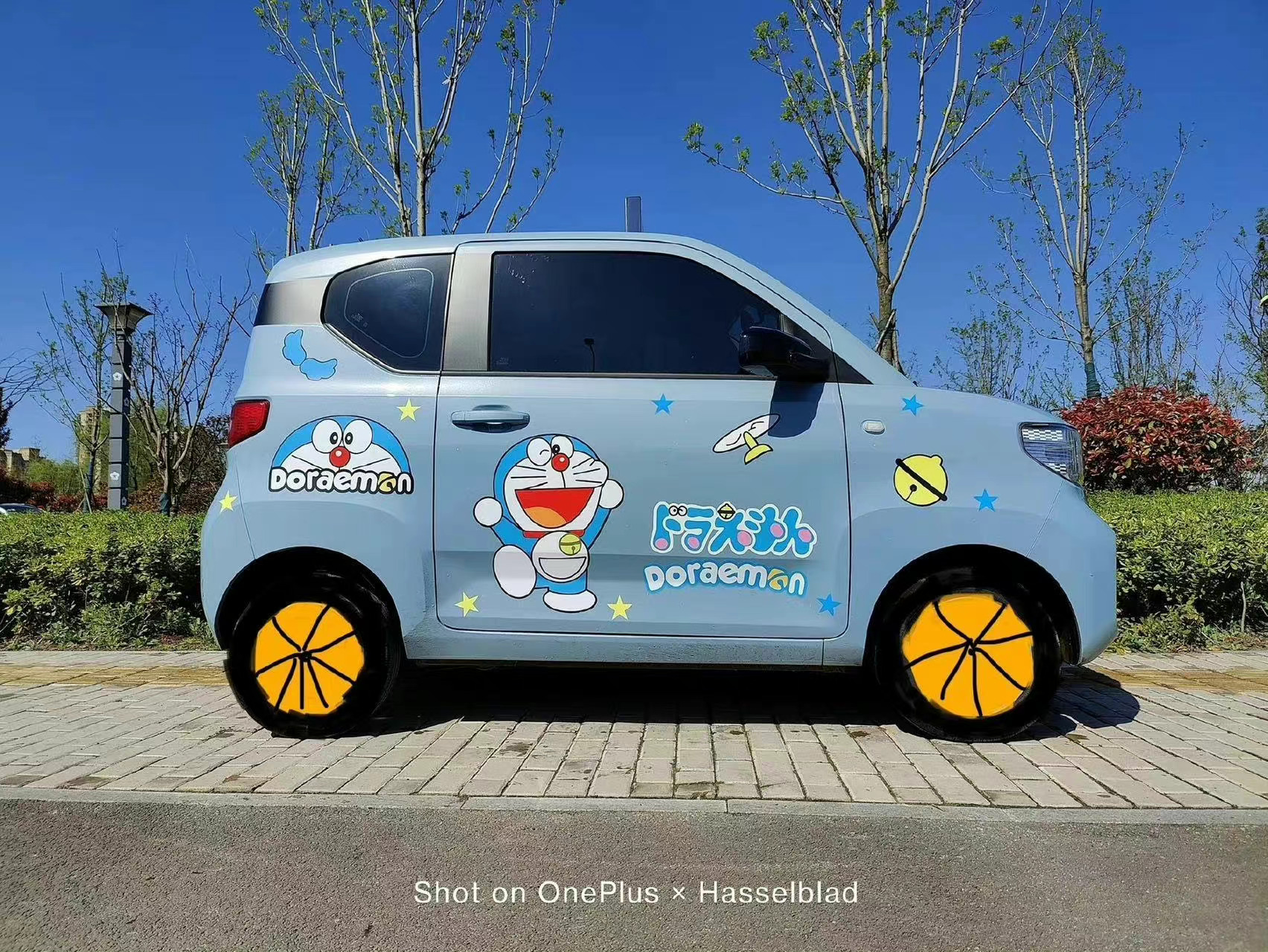 今天把问界M5 EV、理想L8、宏光mini三辆车都洗干净了……-新浪汽车