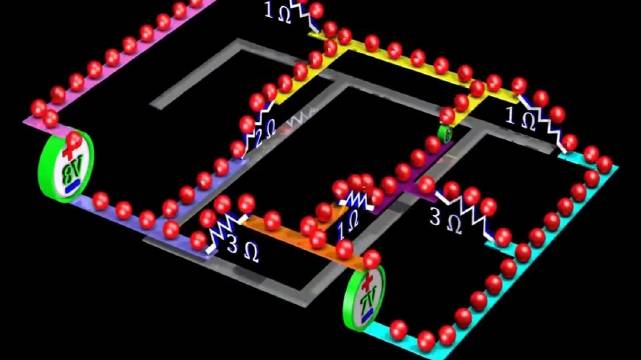 复杂抽象的电子电路3D可视化，把电流理解成水流……|电路|电子_新浪新闻