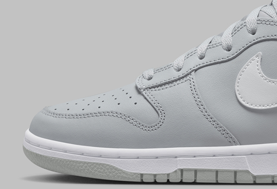 简约百搭！全新 Nike Dunk Hi 曝光！|经典|灰色|中底_新浪新闻