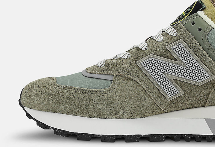 岛民狂喜！全新 Stone Island x New Balance 574 官图曝光！|New Balance_新浪新闻