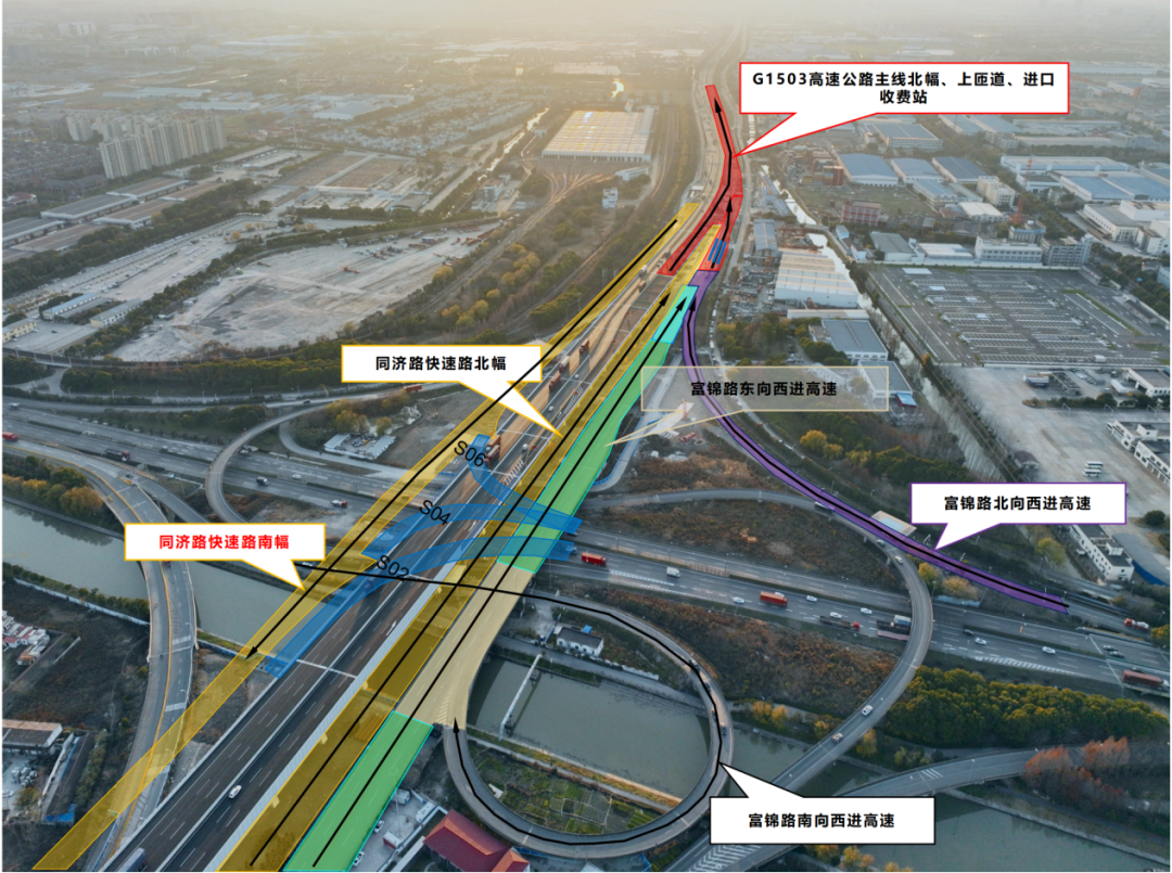 【提示】2月10日晚24时起G1503蕰川公路立交安亭方向匝道封闭施工，来看车辆绕行方案→_手机新浪网