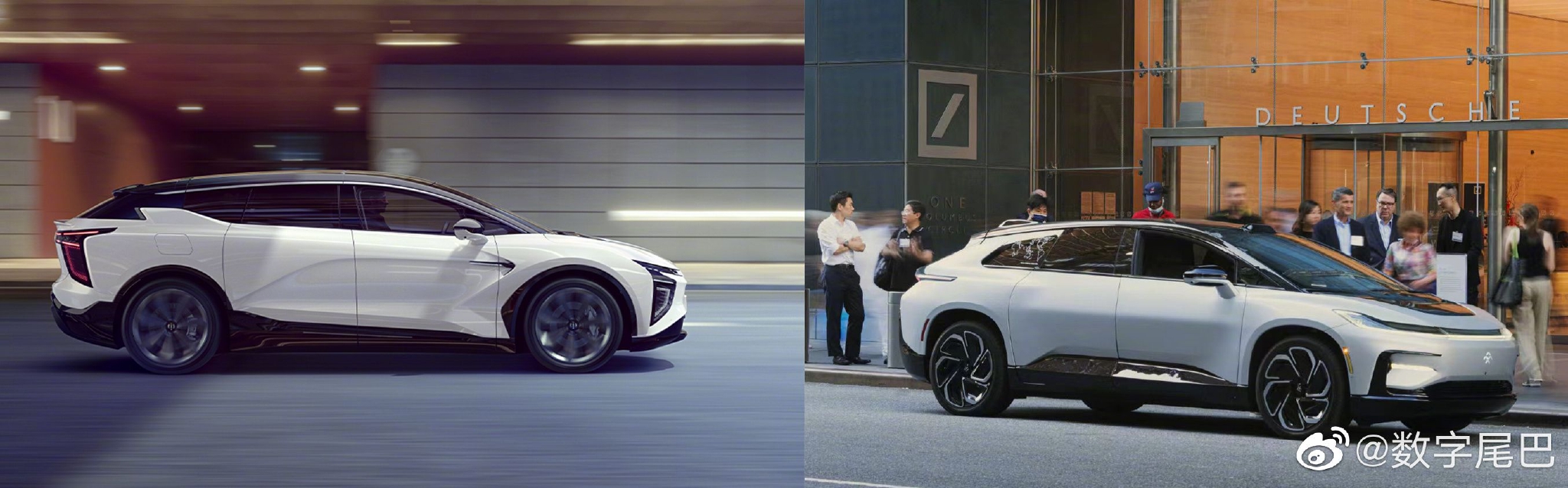 很多粉丝说法拉第未来 FF91 与高合汽车 HiPhi X 很像……-新浪汽车