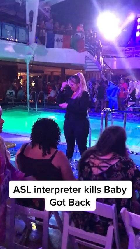 Baby Got Back的手语翻译，很准确的表达了歌词内容|Baby_新浪新闻